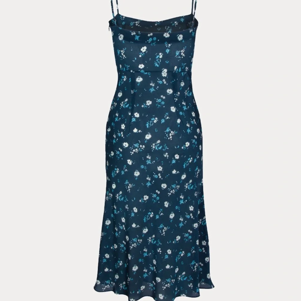 Realisation Par | Dresses | Realisation Par Amelia Blue Floral Midi ...